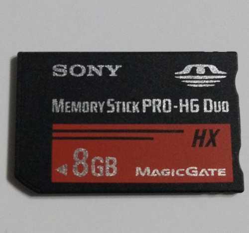 Sony Memory Stick pro-HG duo 8gb