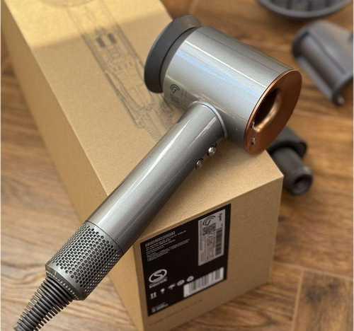 Фен Dyson Supersonic HD07 Nickel/ Copper оригинал