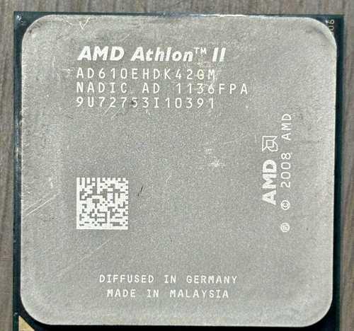 Процессор Athlon II X4-610E