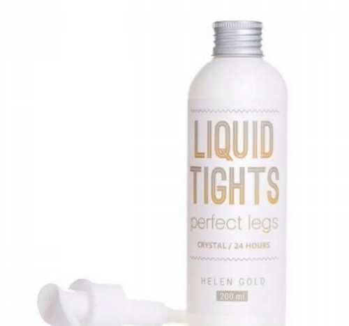 Helen gold liquid tights perfect legs crystal