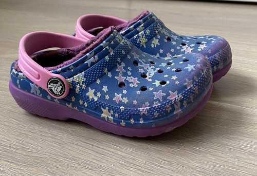 Crocs c10 утепленные сабо