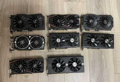 Видеокарты RX470 RX 480 RX 570 RX 580