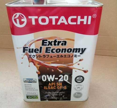 Масло моторное totachi Extra Fuel Economy 0W-20 4л