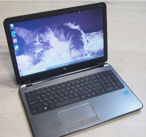 HP 15" быстрый бесшумный 4ядра 8ram/ SSD /нов. АКБ