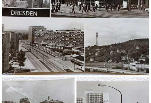 Открытки ГДР Дрезден 1972