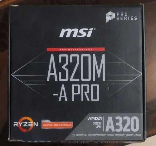 MSI A320M-A PRO