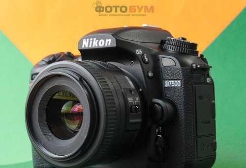 Nikon D7500 body + Nikon AF-S 35mm f1.8 G DX