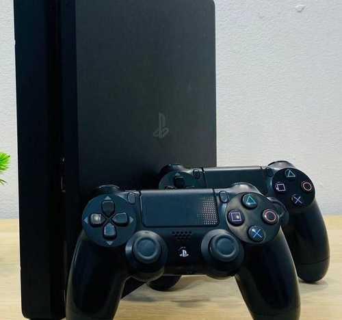 Игровая консоль PS4 Slim 1 TB / 2 геймпада