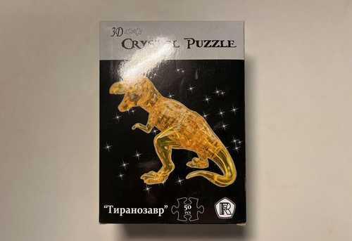 Пазл Crystal puzzle "тиранозавр" 50 штук