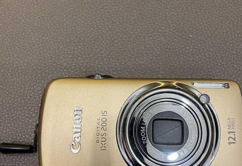 Компактный фотоаппарат canon ixus 200 is