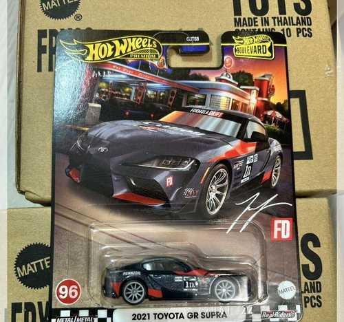 Hot wheels premium toyota supra a90 boulevard