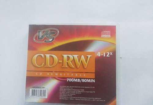 Диски CD-RW 700MB (Новые)