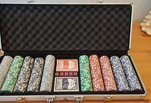 Покерный набор 500 фишек с номиналом 11.5 гр
