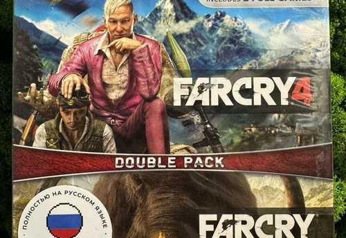 Диск Far Cry 4 + Far Cry Primal Double Pack PS4