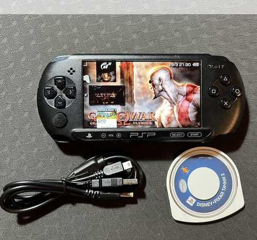 Sony PSP e1008 street прошитая 64/32гб