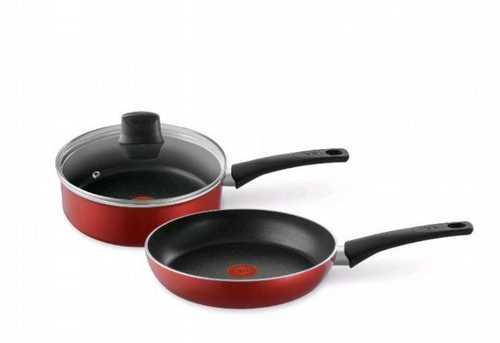 Набор посуды Tefal с крышкой 24/26 см