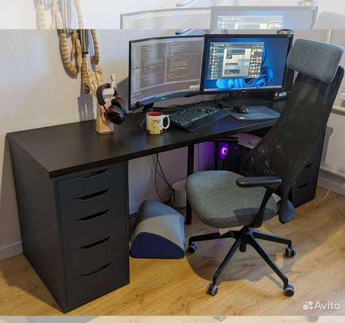 Компьютерный стол икеа Лагкаптен алекс IKEA alex