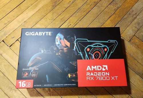 Видеокарта Gigabyte RX7800XT gaming OC 16GB