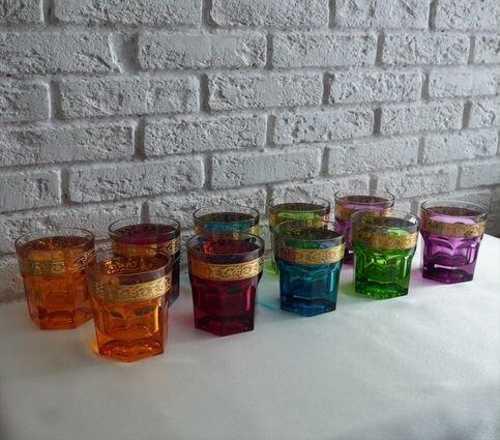 Набор цветных стаканов Hermes (2шт.) для виски