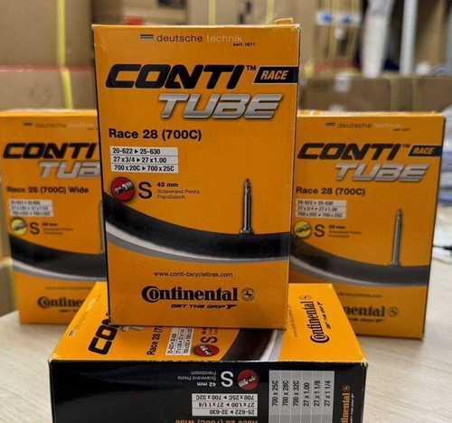 Камеры Continental Race Tube 700c 42/60/80 мм