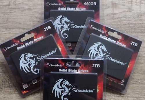 Ssd SATA 3 SomnAmbulist,960 GB,2 TB