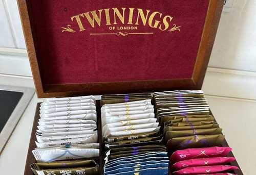 Деревянная коробка для чая Twinings