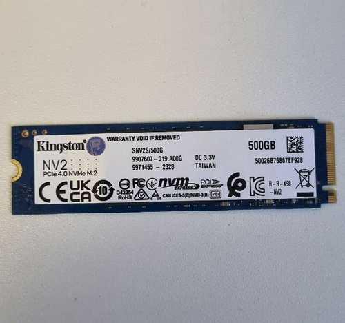 500 гб M.2 NVMe накопитель Kingston SNV2S/500G