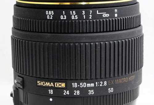 Профессиональный Sigma DC 1:2.8 18-50mm EX macro
