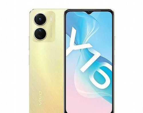 Смартфон Vivo Y16 4/64Gb Золотое Сияние