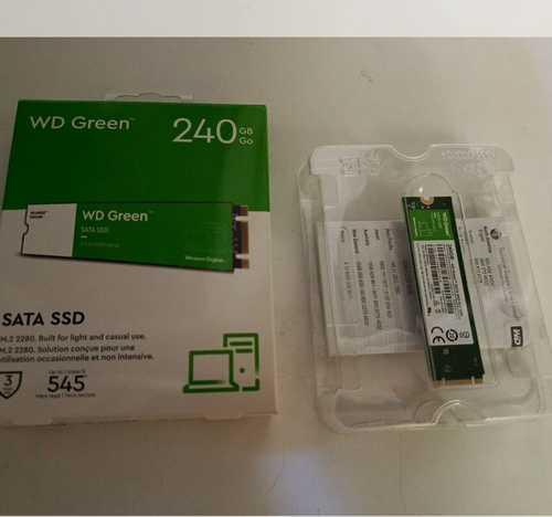 Ssd m2 SATA wd green 240 Gb