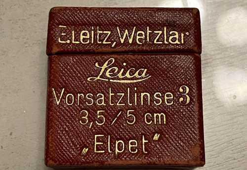 Leica Leitz Wetzlar Elpet 5cm 3,5