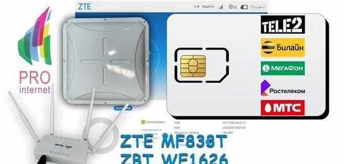 Комплект интернета ZBT+ZTE MF79U+Agata mimo 2х2