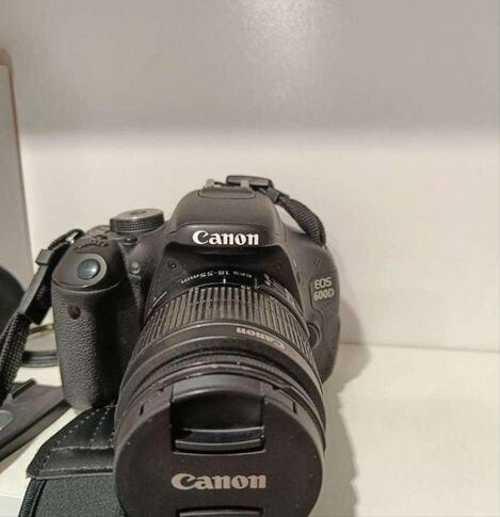 Фотоаппарат canon 600d + Canon Speedlite 430 ex ii