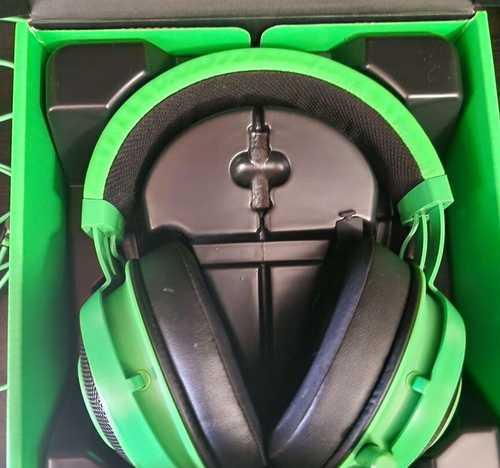 Наушники razer kraken green