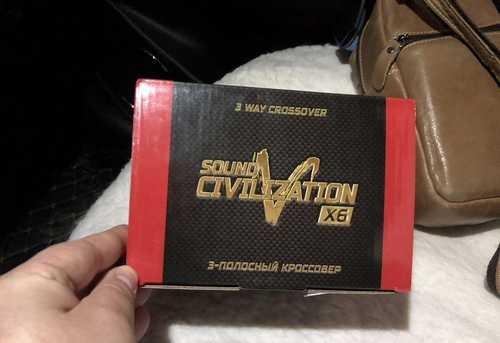 Трехполосный кроссовер kicx sound civilization x6