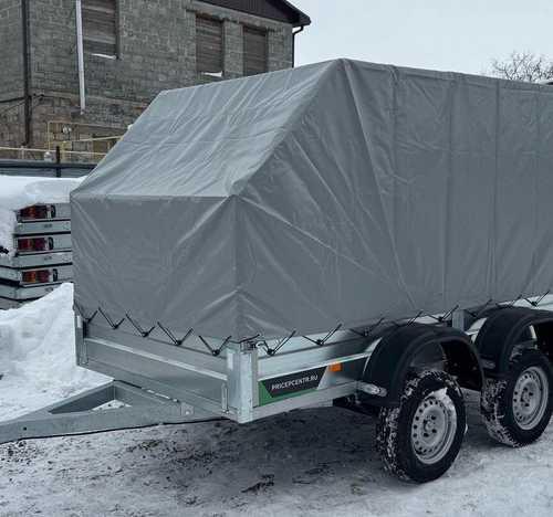 Легковой двухосный прицеп Атлант 3.0/1.5 тент 120