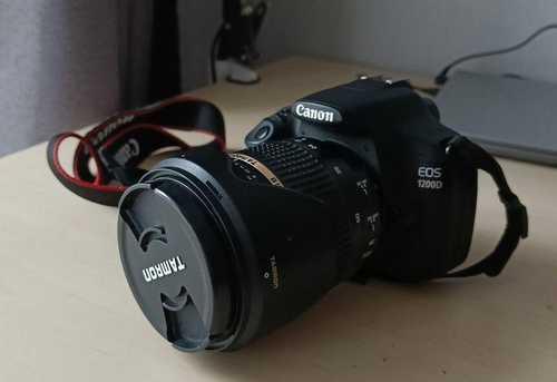Фотоаппарат canon 1200d с объективом Tamron 17-50