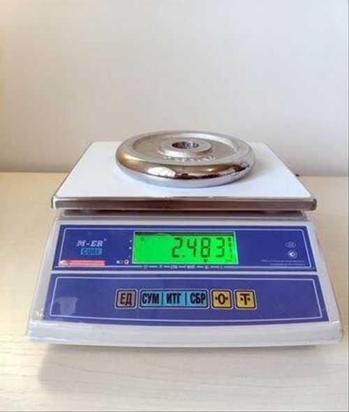 Фасовочные настольные весы M-ER 326 LCD