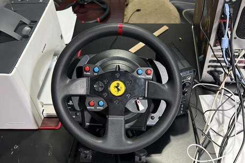 Игровой руль thrustmaster t300 ferrari GTE wheel