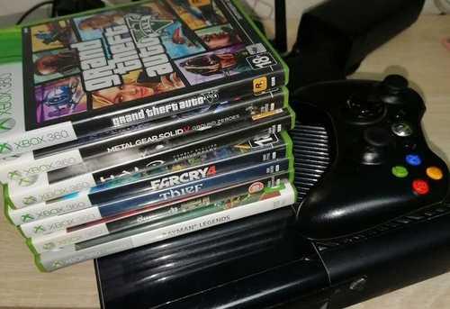 Xbox 360 + много игр