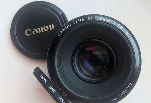Объектив Canon 50mm EF F 1.8 ll