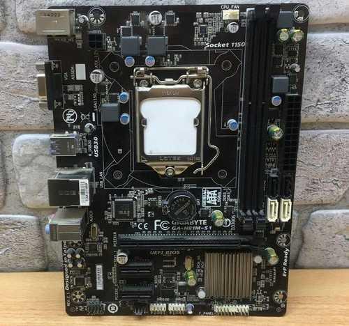 Материнская плата Gigabyte GA-H81M-S1. Гарантия