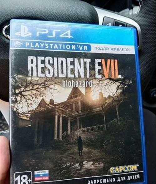 Resident evil 7 VII ps4 диск