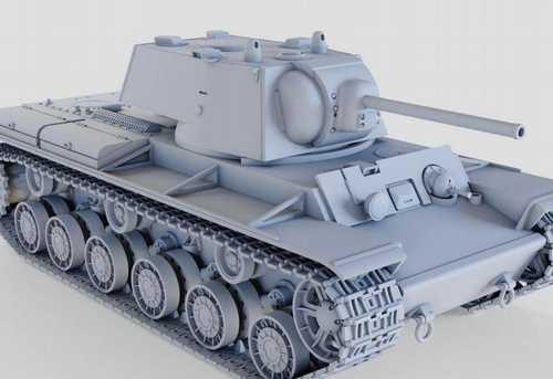Модель танка кв-1 / фигурка