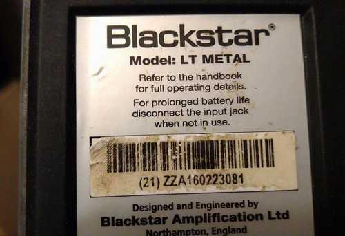 Гитарная педаль Blackstar LT