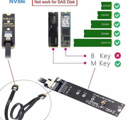 Переходник для SSD 22110 на 2280