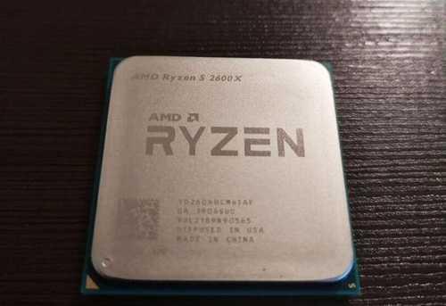 Процессор AMD Ryzen 5 2600x (6 ядер, 12 потоков)