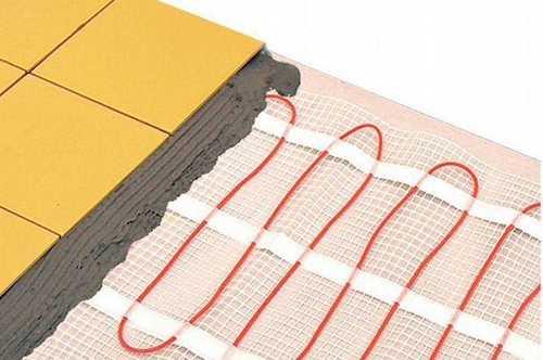 Теплый пол под плитку 3 м2