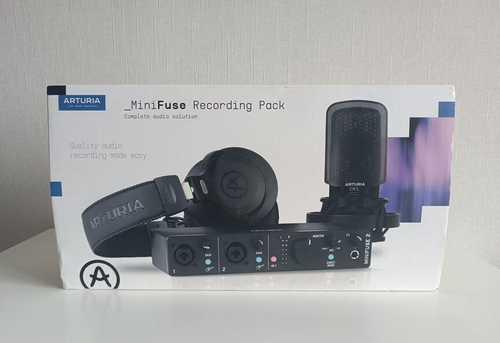 Студийный комплект arturia MiniFuse Recording Pack