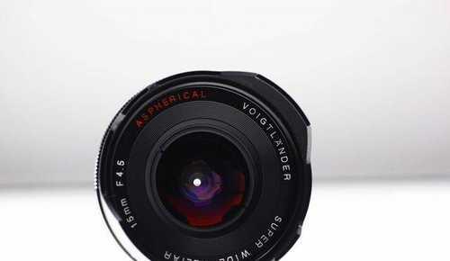 Leica M Voigtlander VM 15mm 4.5 Super-Wide-Heliar